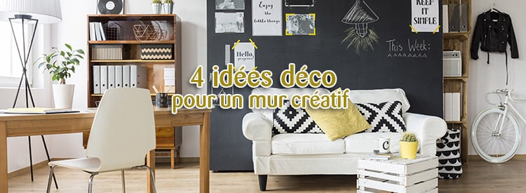 4 idées déco pour un mur créatif - Tendance Travaux